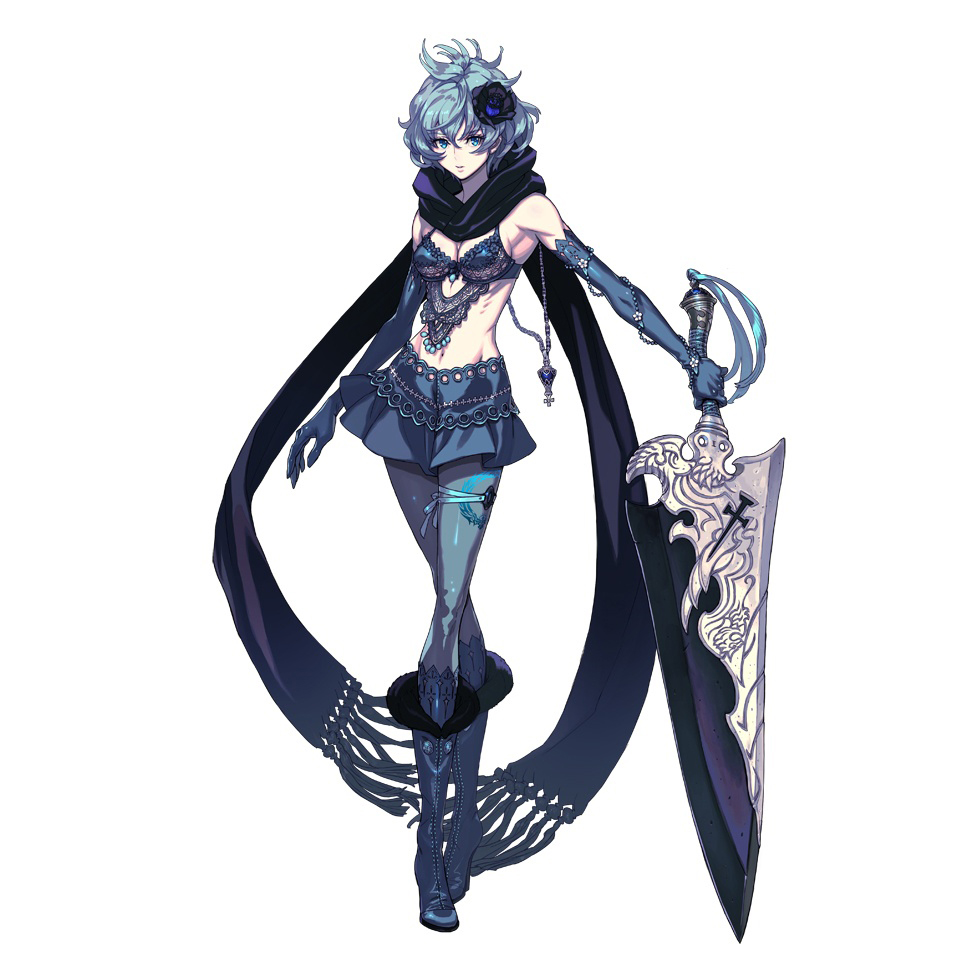 電撃 - 『ドラッグ オン ドラグーン3』新キャラ・トウはワキも見えちゃう下着系!? ドラゴンに騎乗して戦う“地上決戦”も公開【電撃DOD3】