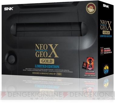 懐かしのNEOGEOタイトルがどこでも満喫できる――『限定版NEOGEO X GOLD SYSTEM』（アジア英語版）の発売は12月28日に ...