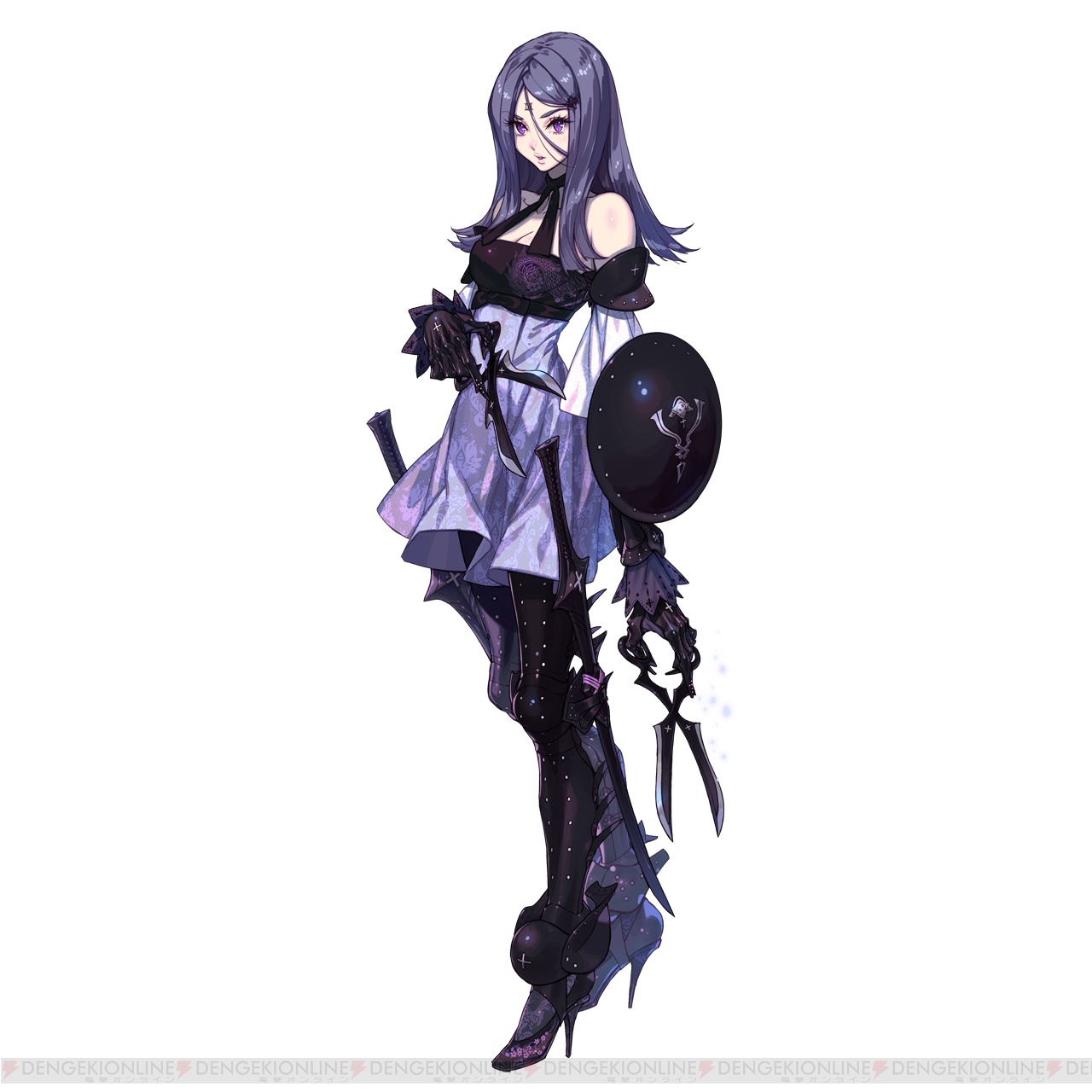 『ドラッグ オン ドラグーン3』新キャラはハサミが似合う不思議ちゃん。シリーズ初の格闘装具＆戦輪も公開【電撃DOD3】 - 電撃オンライン