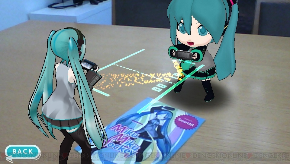 『Miku Miku Hockey』AR技術で初音ミクが3次元の世界に!? アナタの部屋に初音ミクが遊びにやってくる！【電撃PS×PS ...