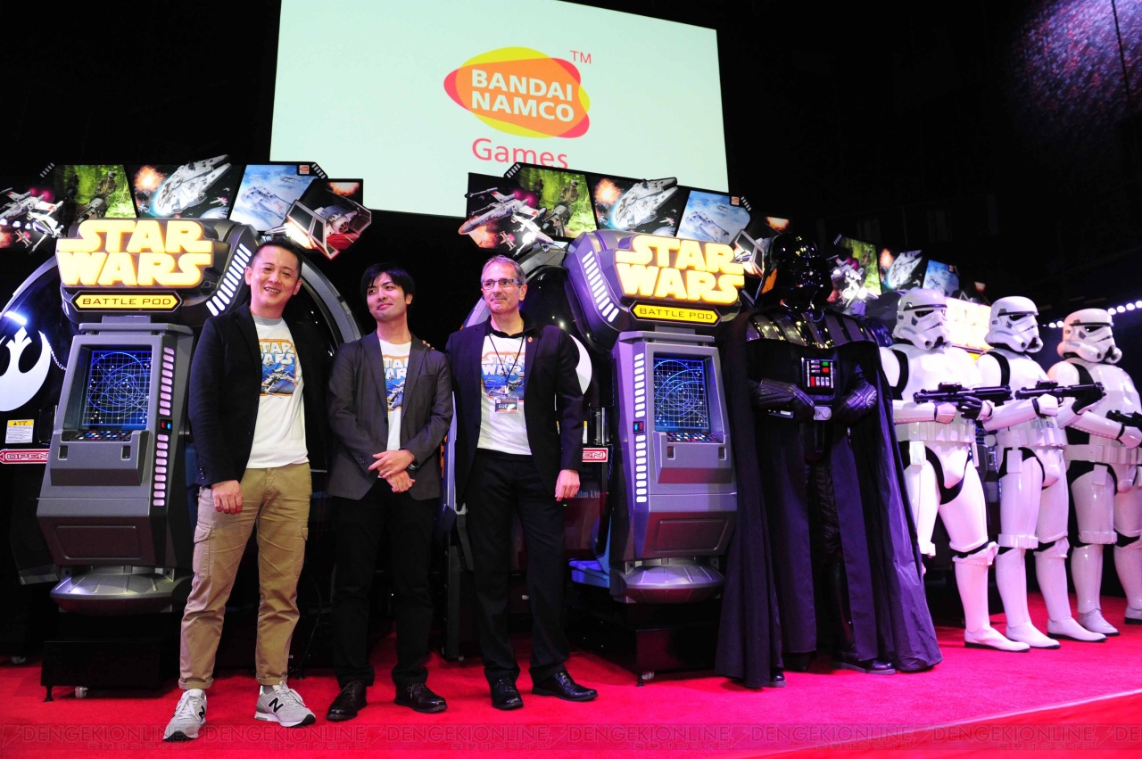 POD筐体の『スター・ウォーズ』フライトSTGが発表。ドームスクリーンに加え体感ギミックを多数搭載 - 電撃オンライン