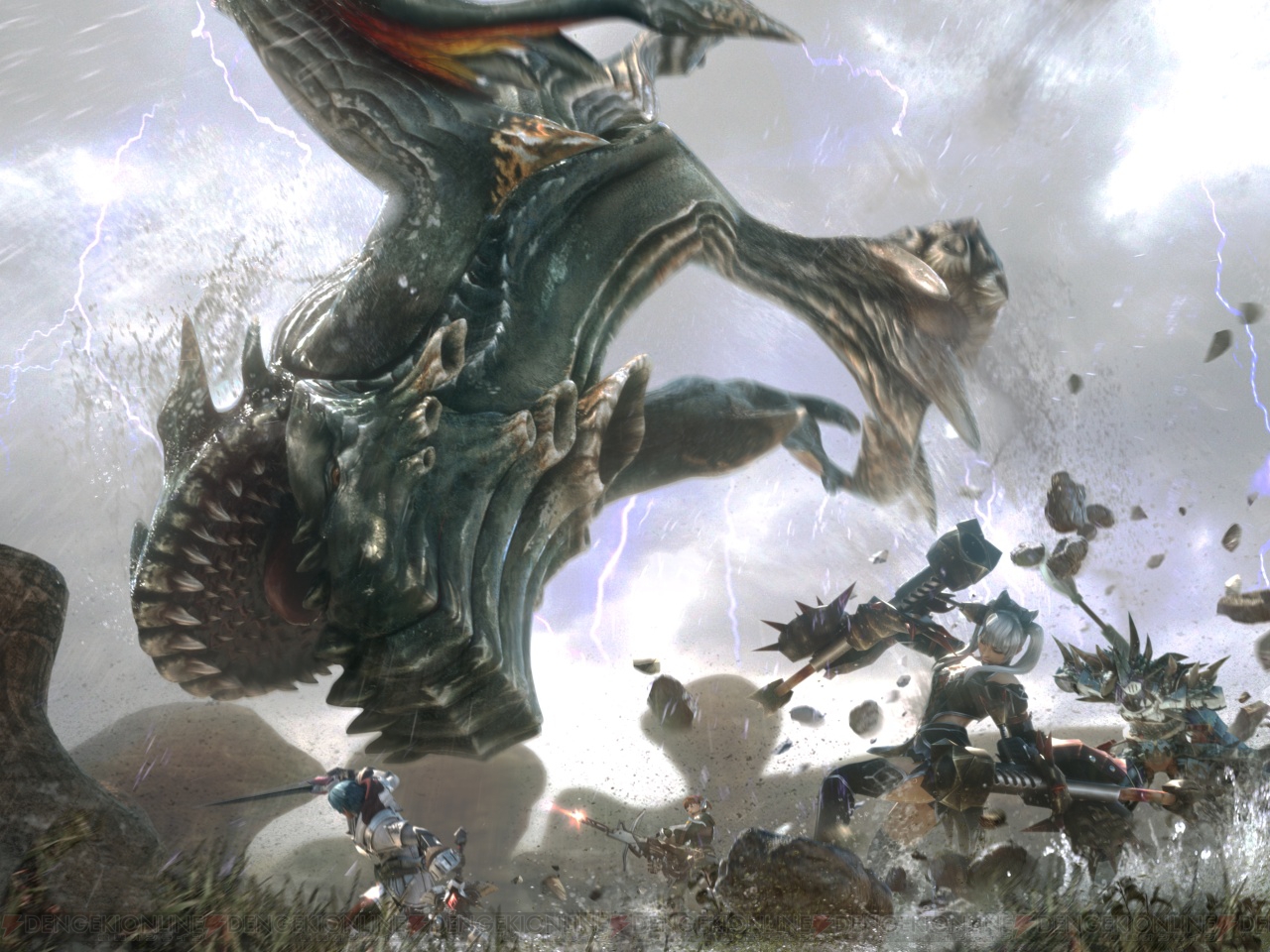 『MHF-G』G6アップデートで登場するポボルバルムを狩猟！ これまでにない生態を持つモンスターの特長や武具とは!? - 電撃オンライン